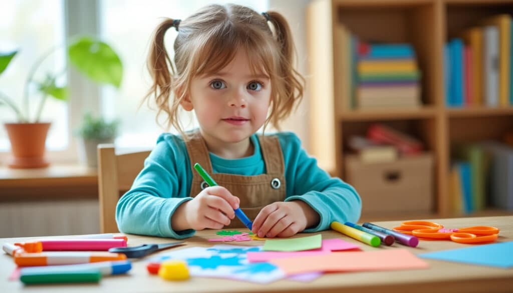 Les avantages du bricolage simple pour enfants à la maison